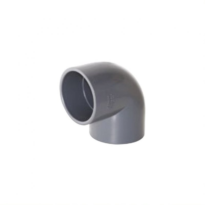 UH-PVC Ø 25-90° YAPIŞTIRMA MUFLU DİRSEK | Havuz Yapı Market